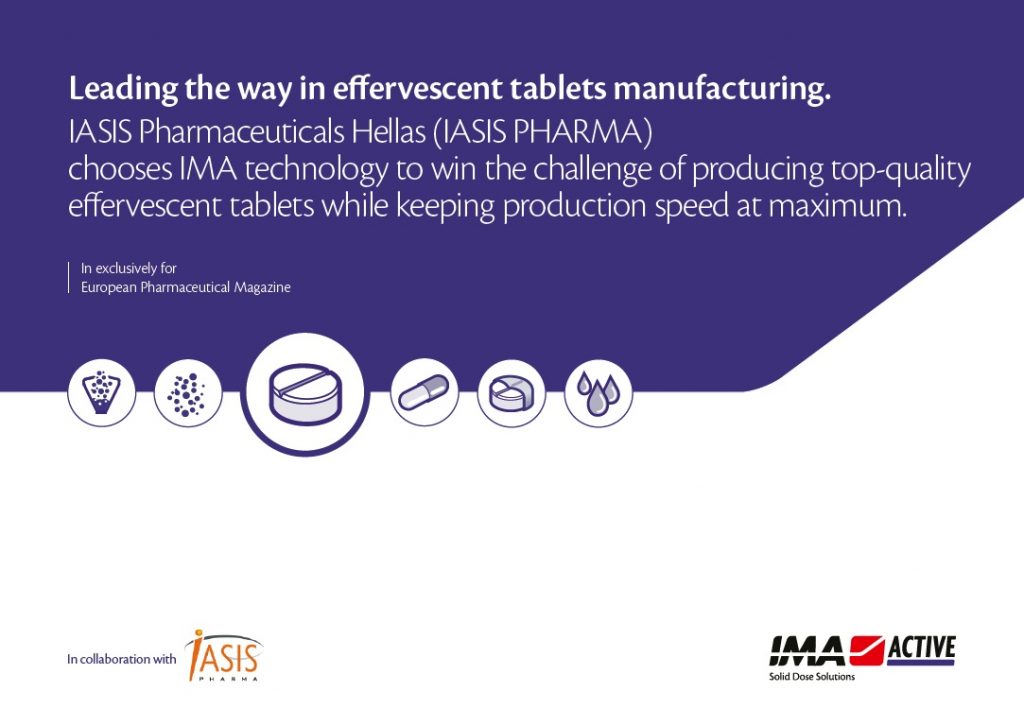 IASIS PHARMA – IMA: EXPANDING THE HORIZONS IN EFFERVESCENT TABLETS ...